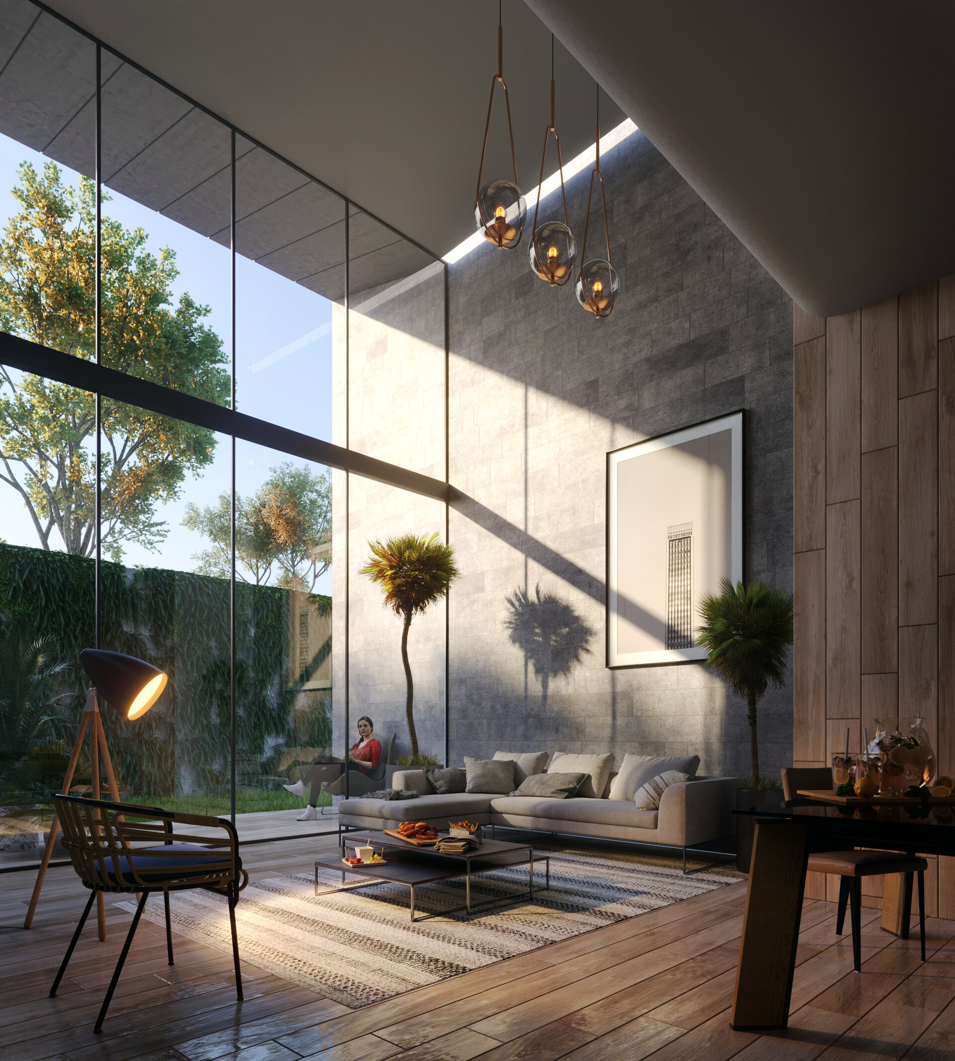 ArtStation - Sunset Interior