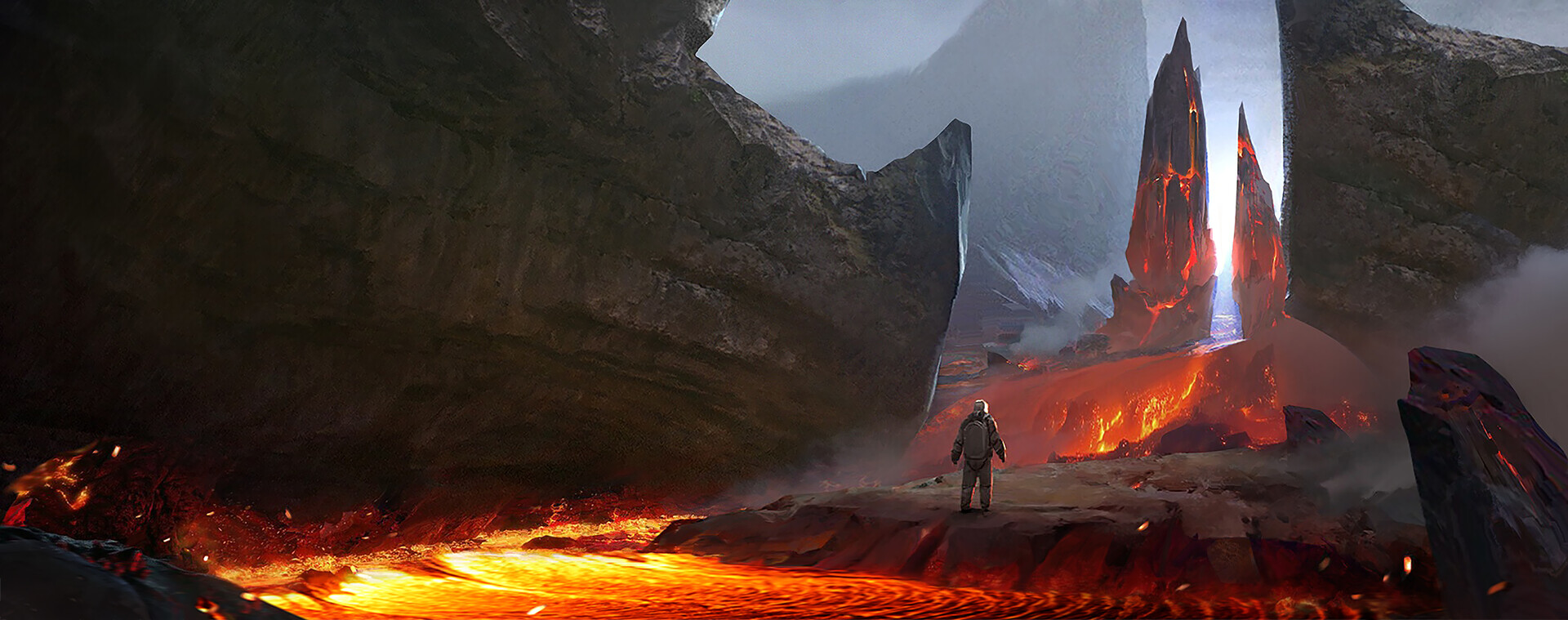 ArtStation - Magma rocks