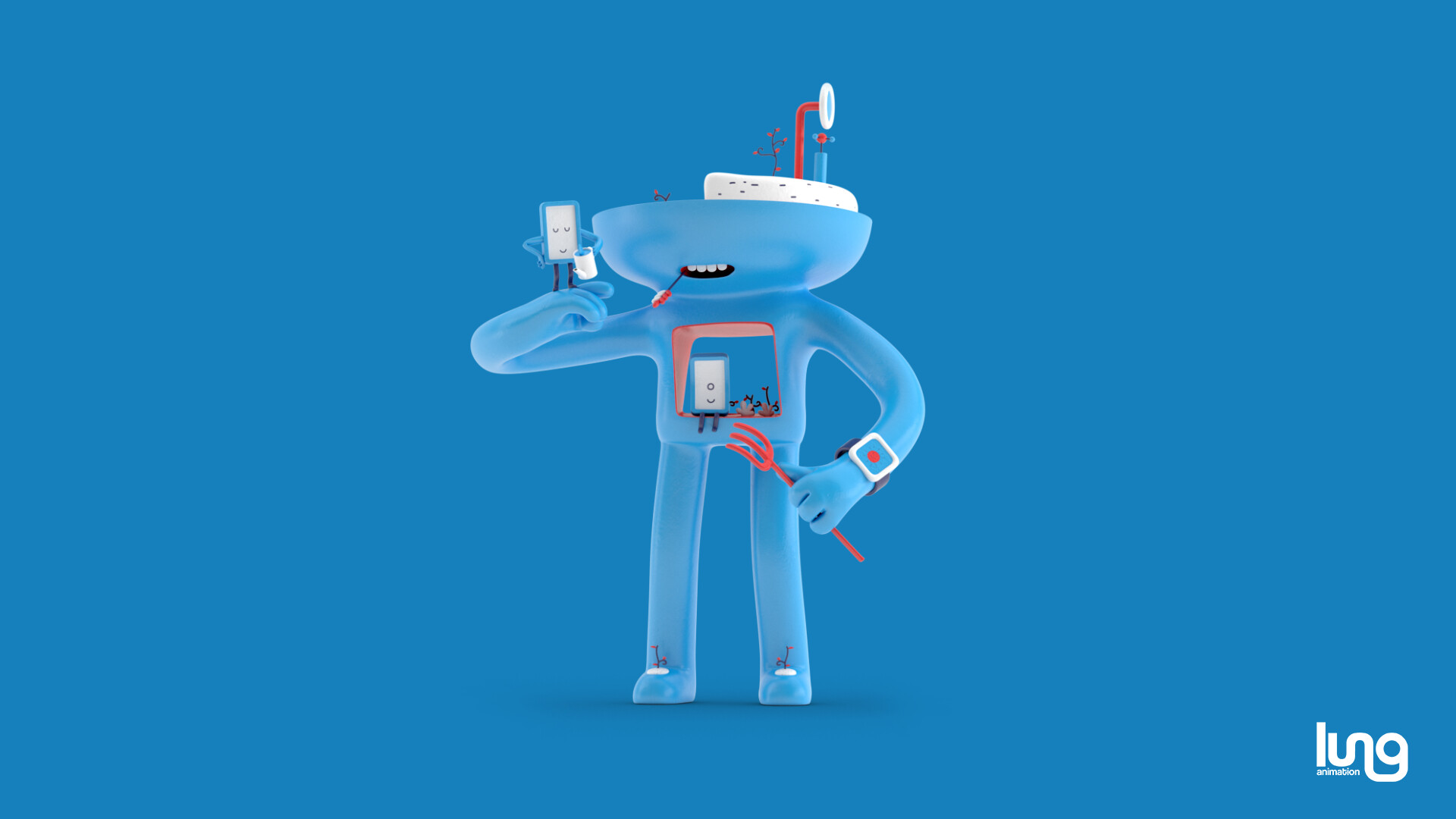 Lung Animation - Mobile World Congress 2018