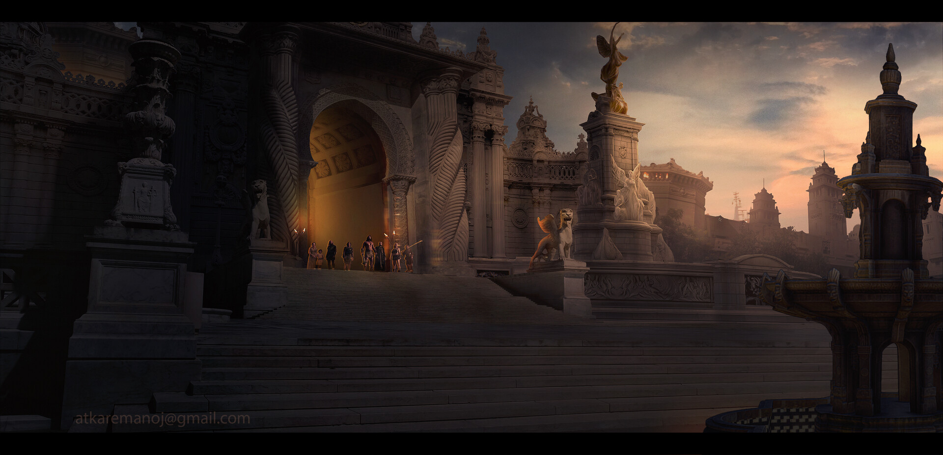 ArtStation - The Emperor's palace