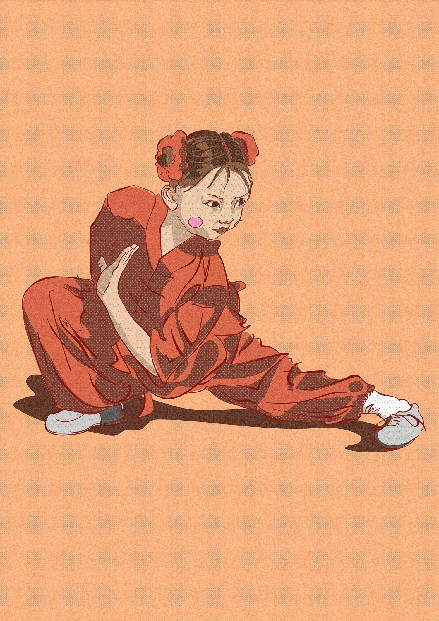 ArtStation - Shaolin Girl Ready to Fight 2