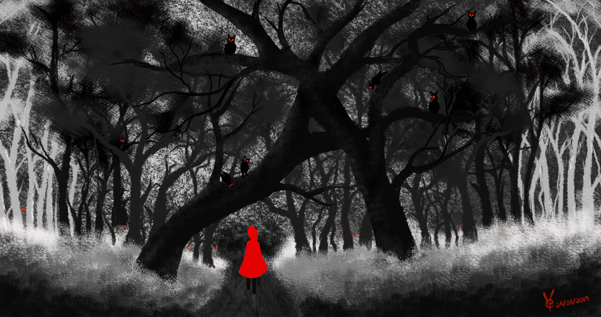 ArtStation - Red Riding Hood - The big bad Forest