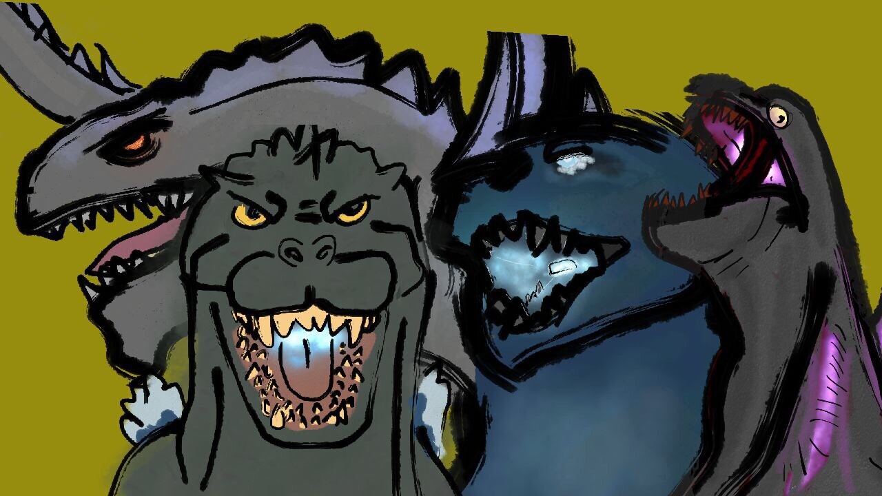 ArtStation - Godzilla Week Collage