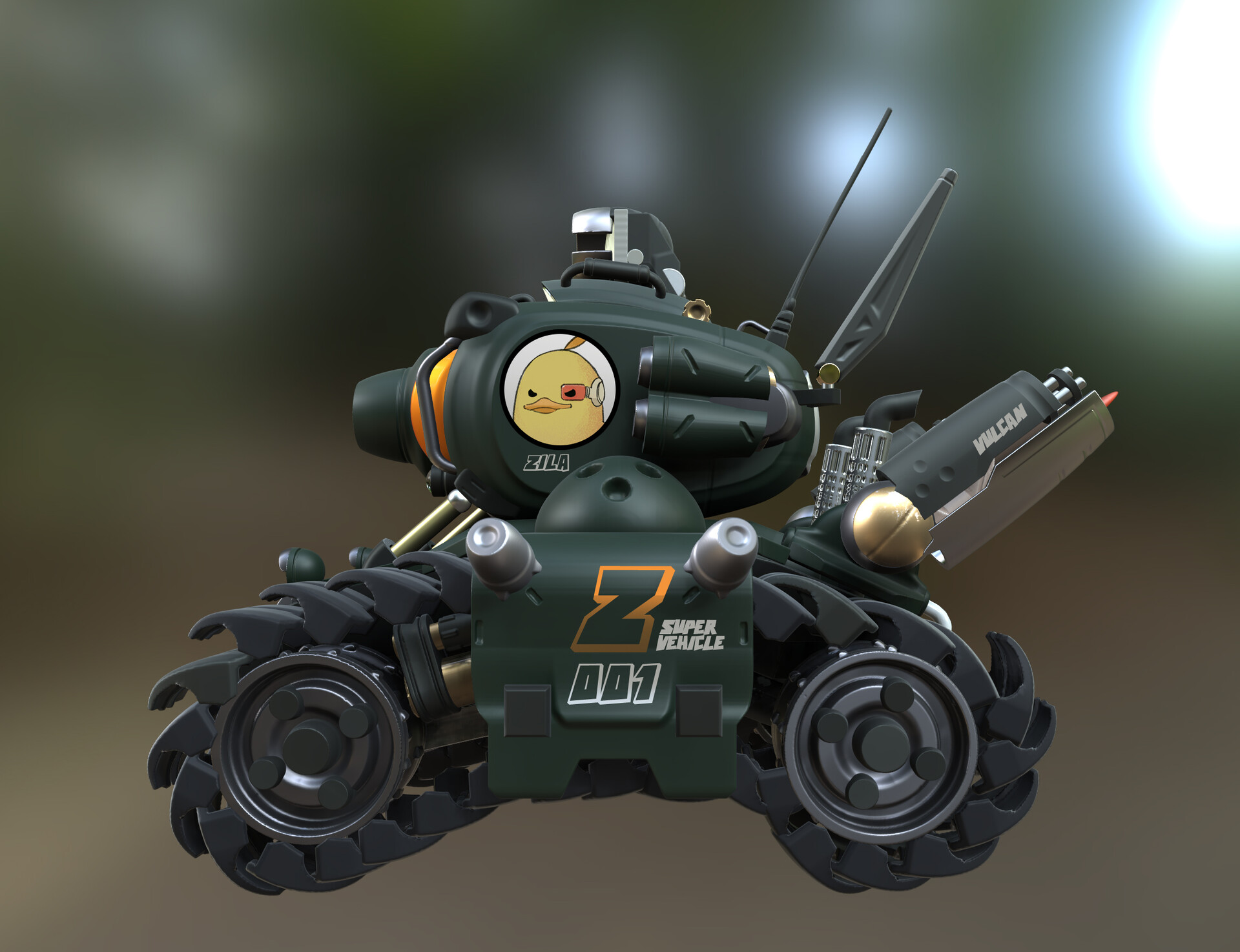 ArtStation - Super vehicle Slug 001