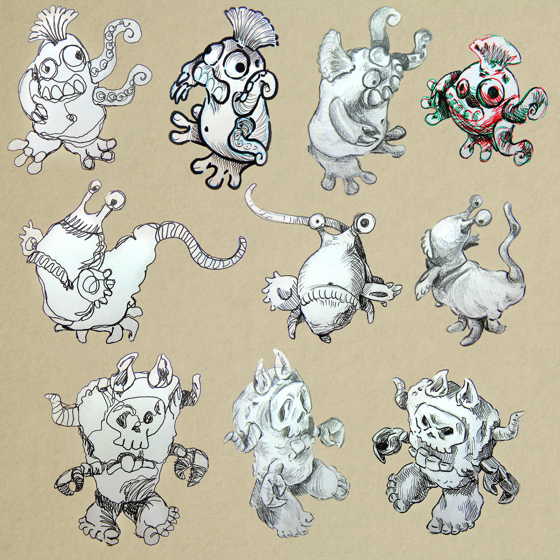 ArtStation - Monster Designs