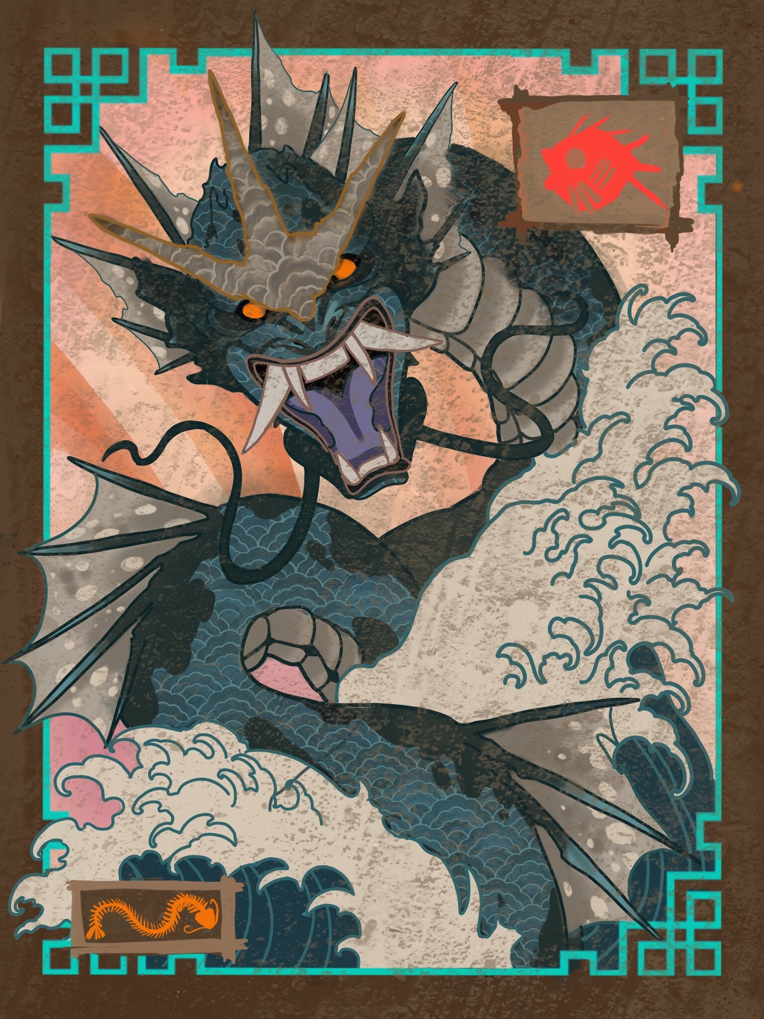 ArtStation - Gyarados Oni