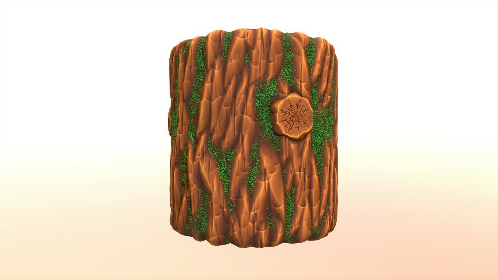 Lingyi Zhang - Stylized Tree Bark Material