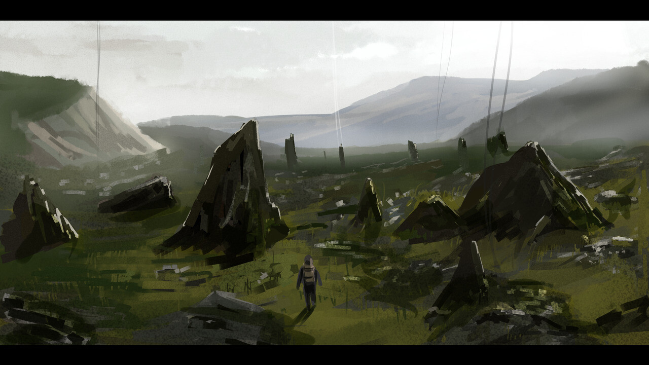 ArtStation - DEATH STRANDING Fan art 1 hour