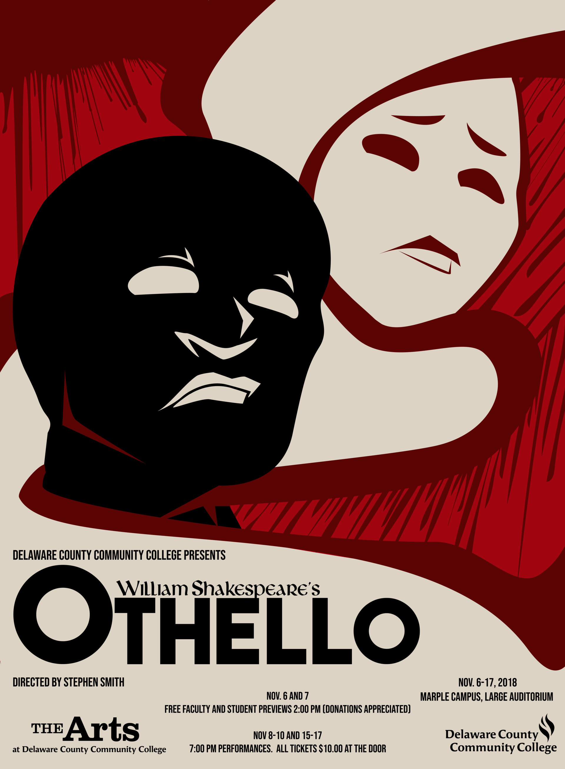 ArtStation - Othello Play Poster and Tickets