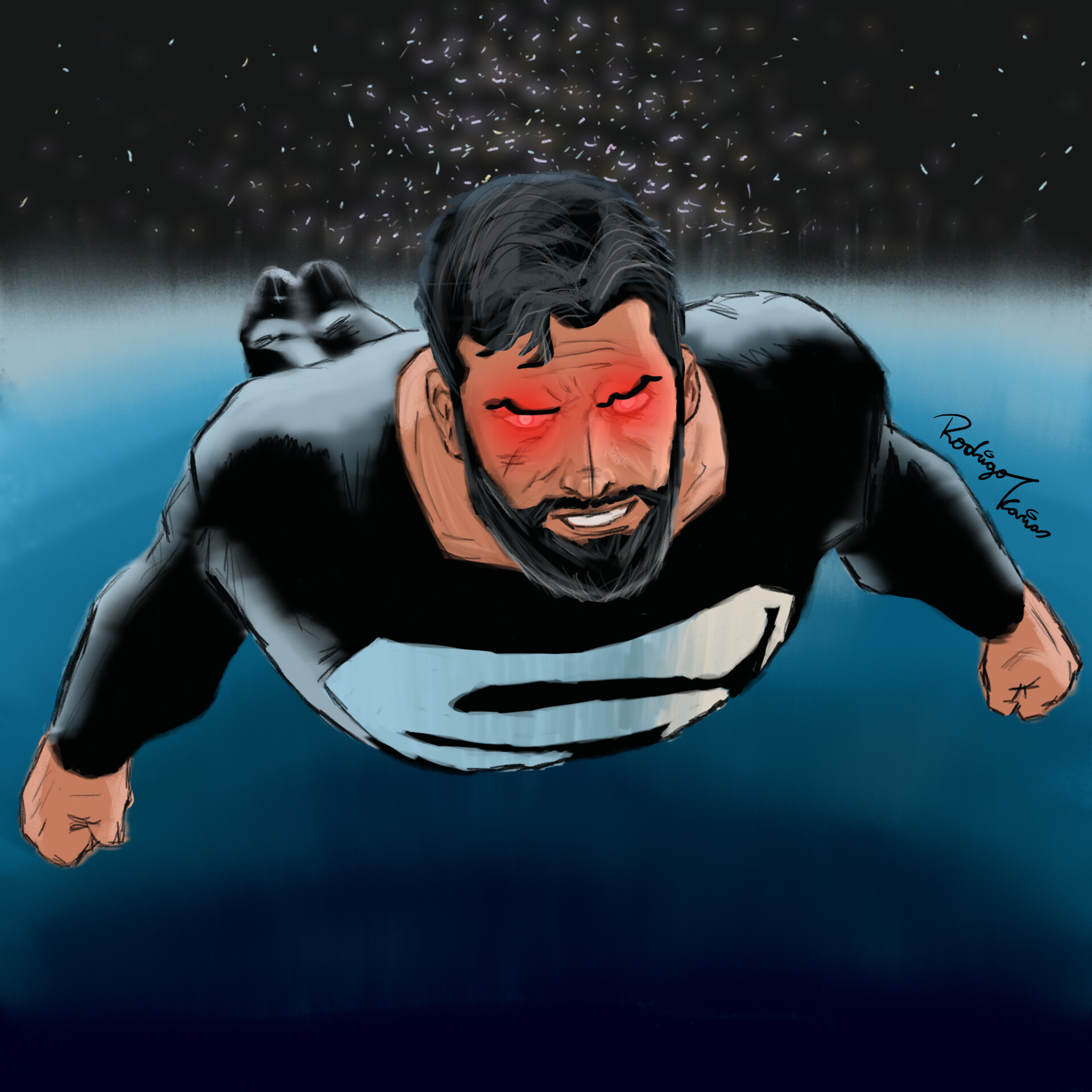 ArtStation - Superman dark