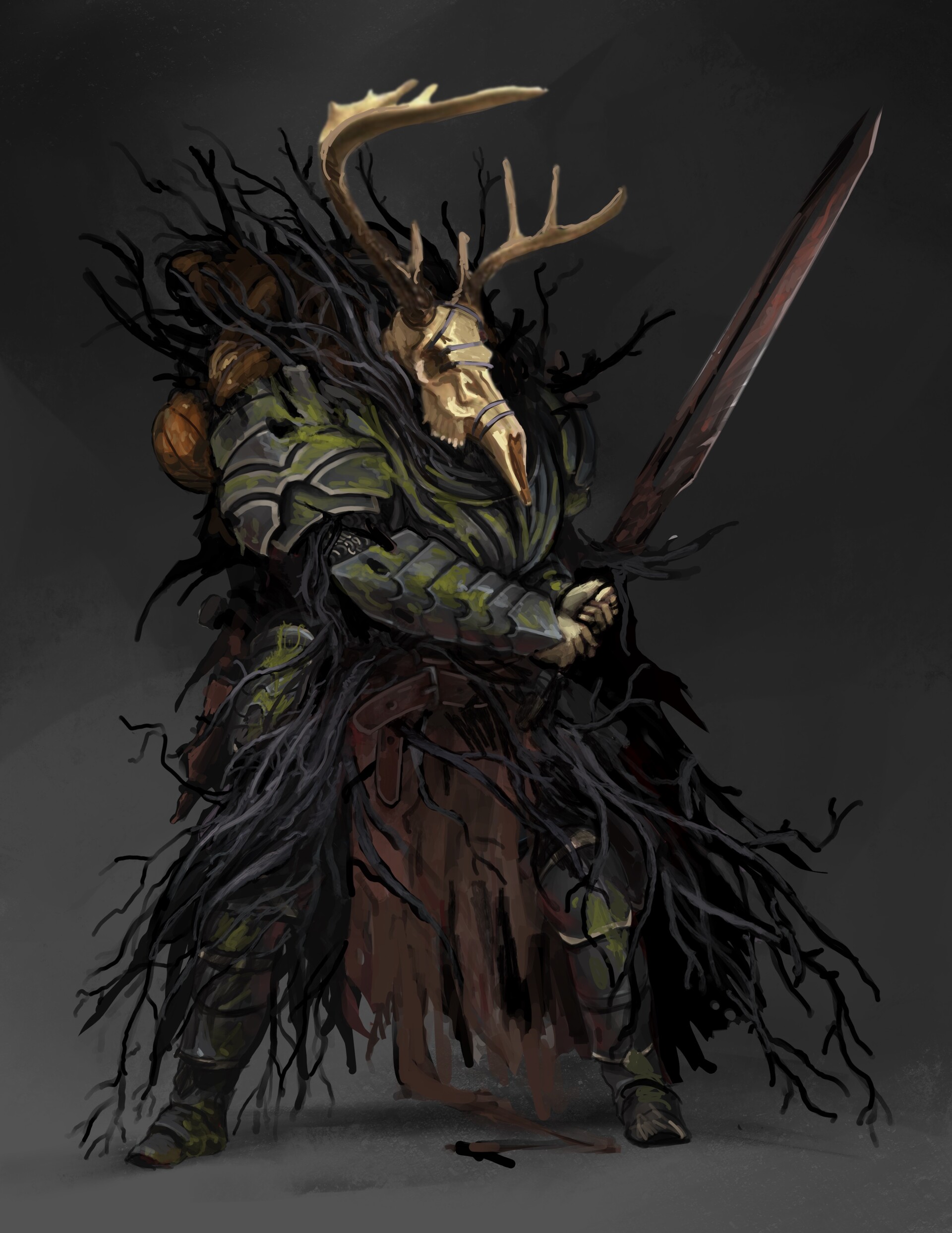 ArtStation - Knight of the Cursed Forest