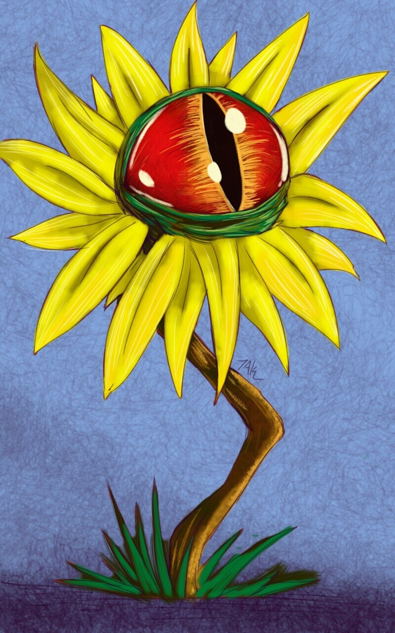 ArtStation - Daily Sketch: Eye Flower