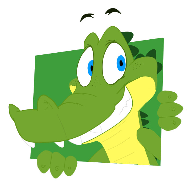ArtStation - Henry The Alligator (2D version)