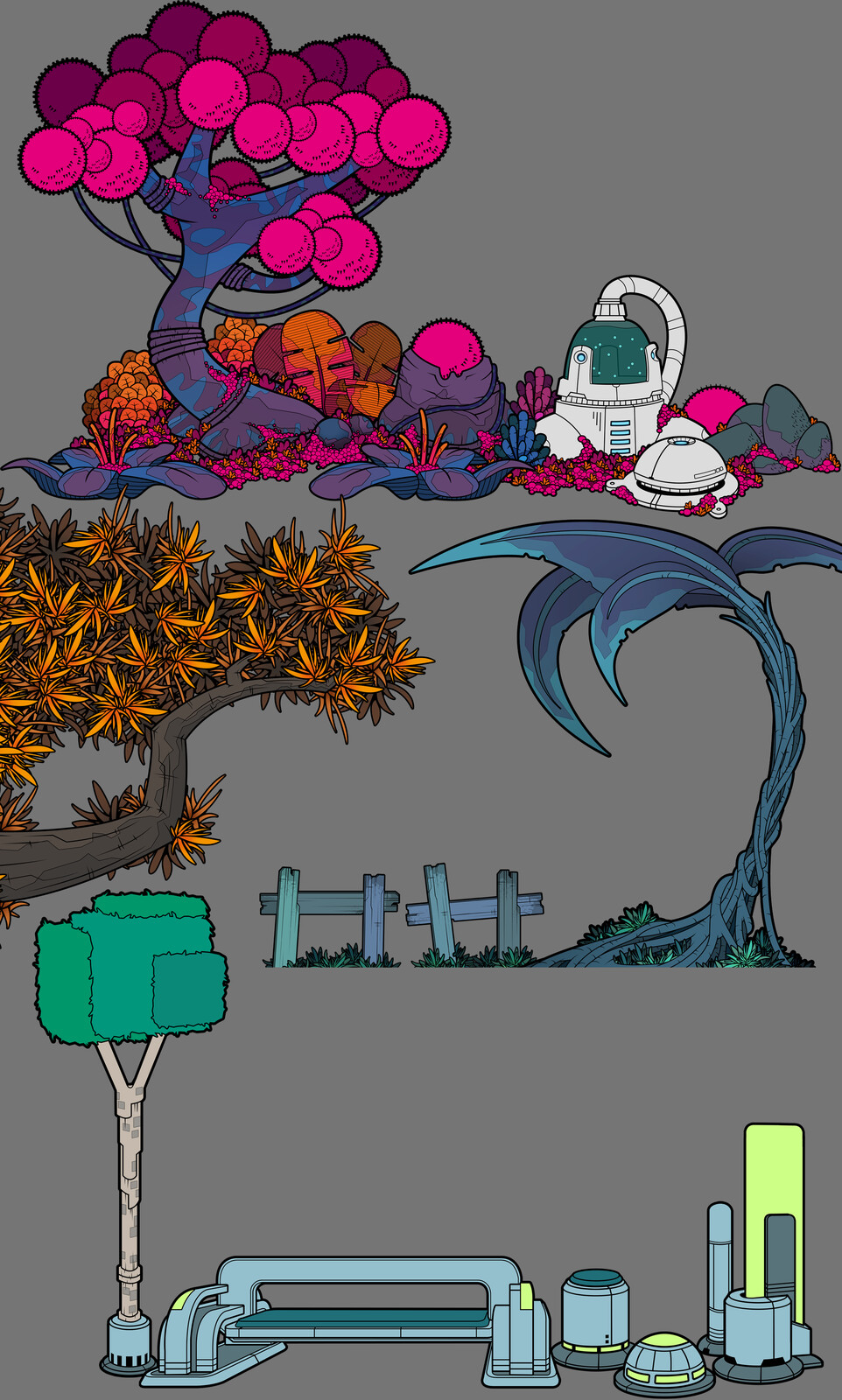 Charles Vesic - Assets 2D environments