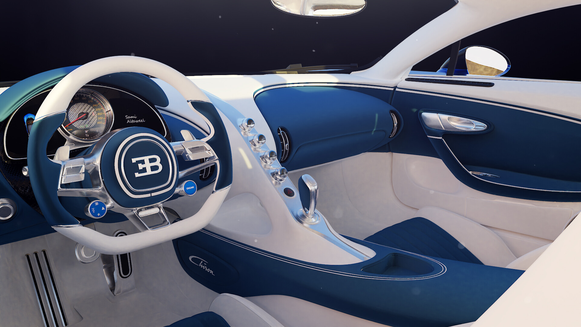 Bugatti Chiron Interior