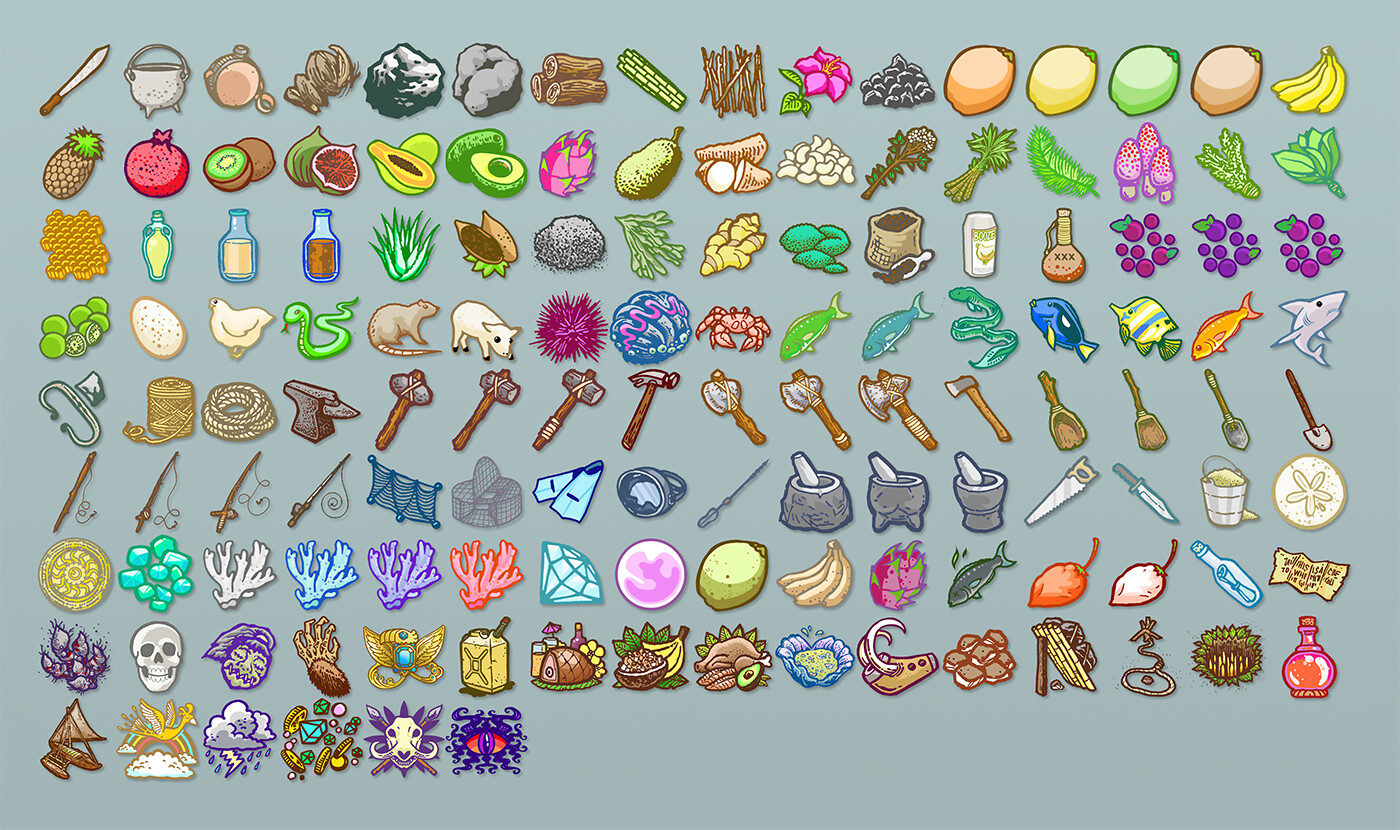 Erik Reichenbach - Game Item Sprites