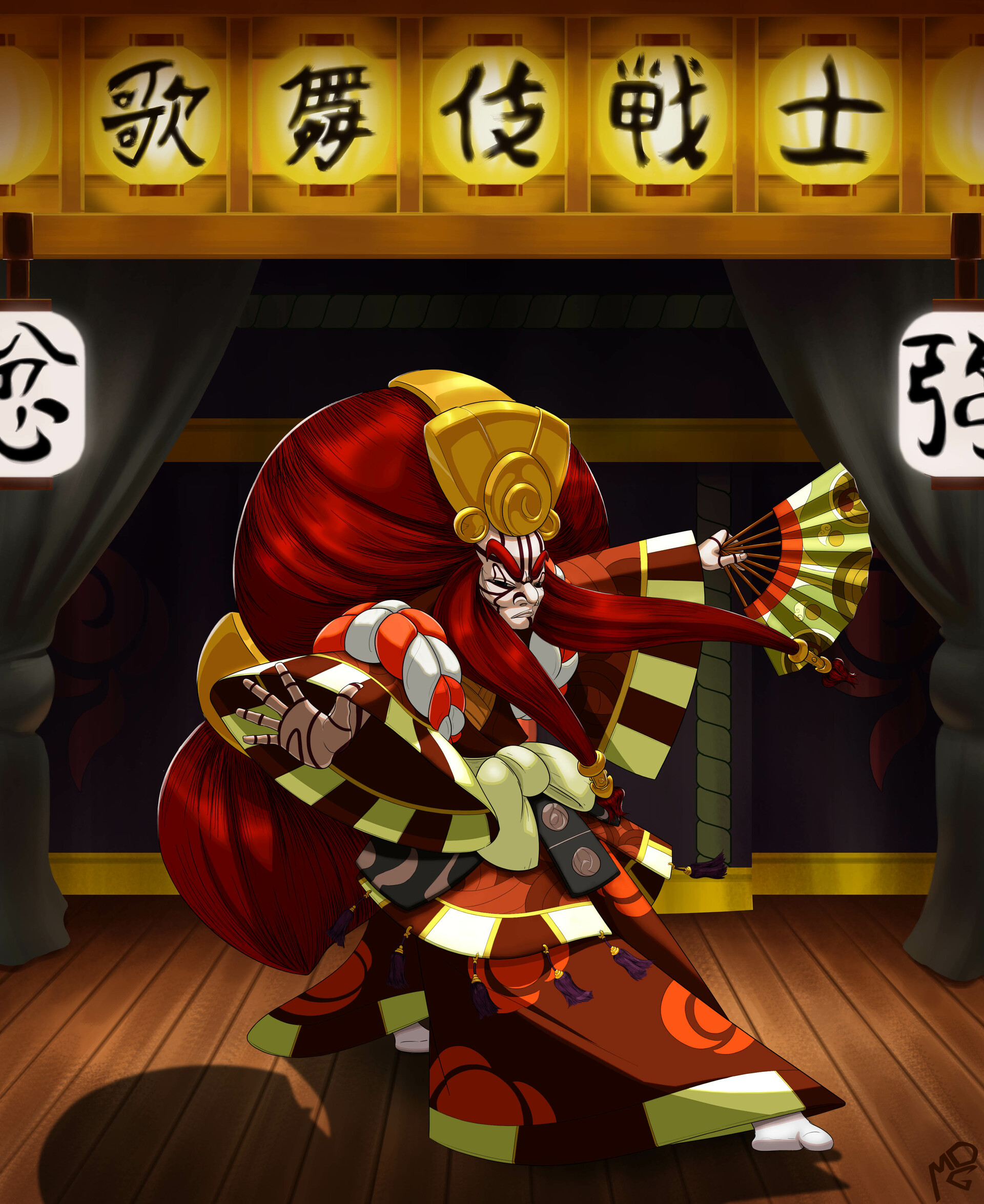 ArtStation - KABUKI THEATER.