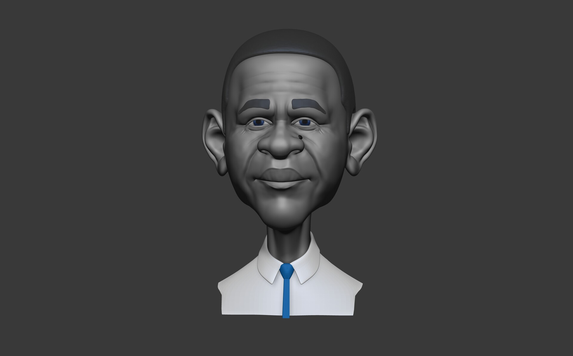 ArtStation - Obama Caricature