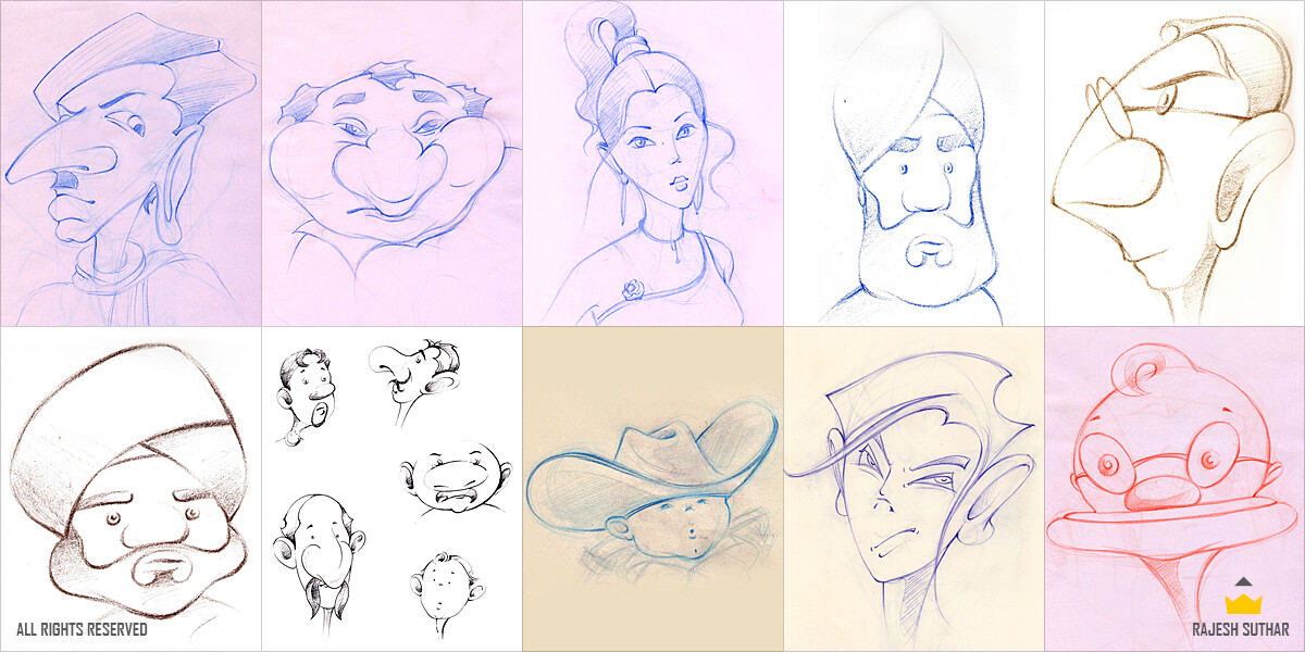 ArtStation - Character Sketches 04