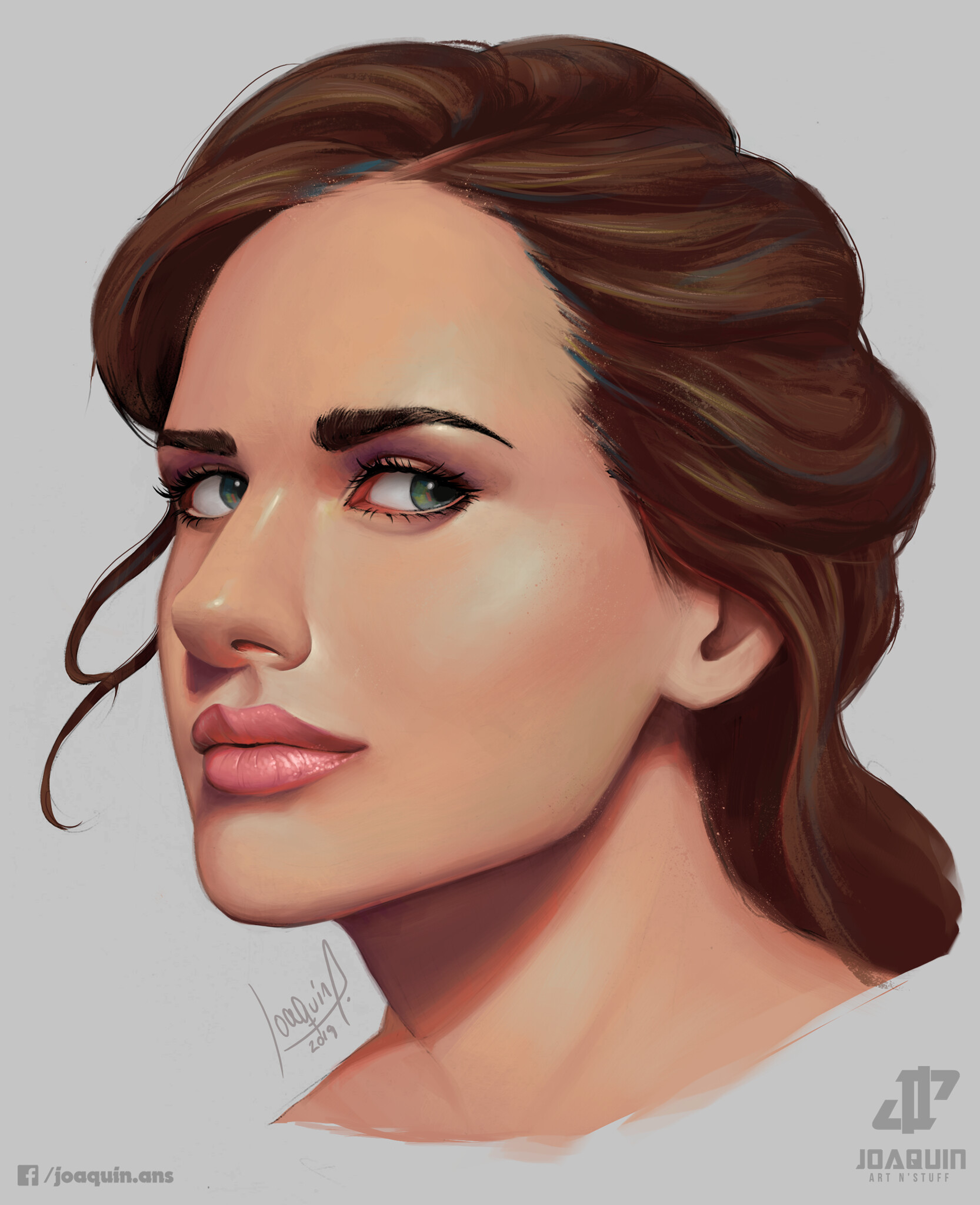 ArtStation - Portrait study