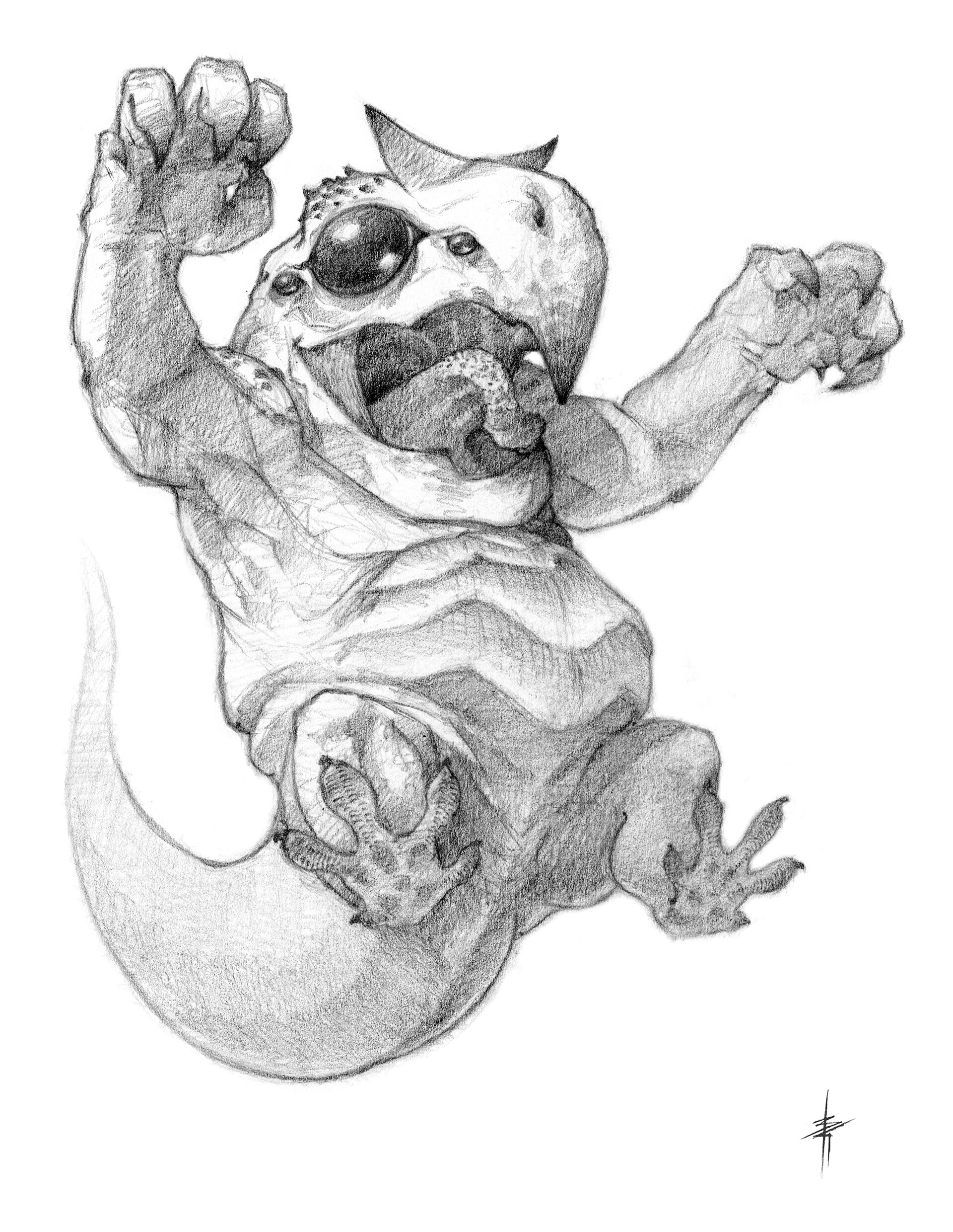 ArtStation - Little monster attack!