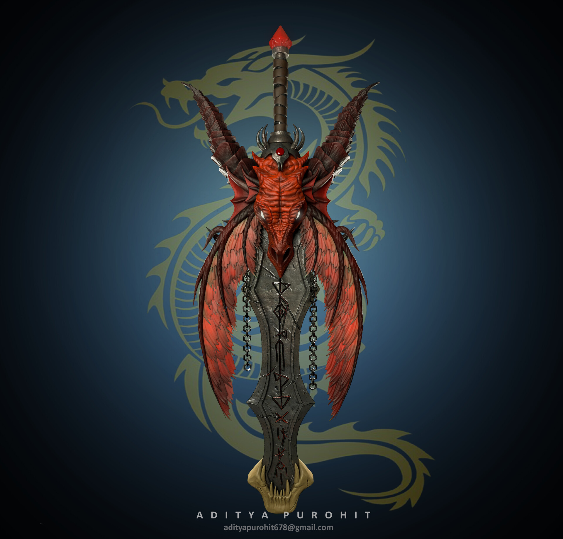 ArtStation - Dragon Sword