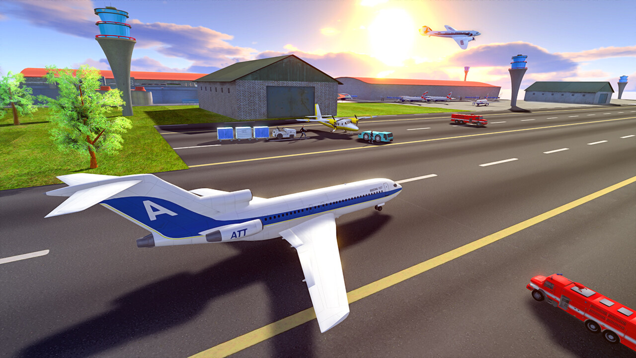 ArtStation - Airplane Simulation Game 2018