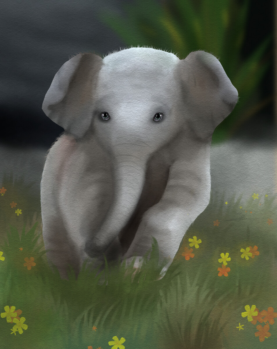 ArtStation - Baby Elephant
