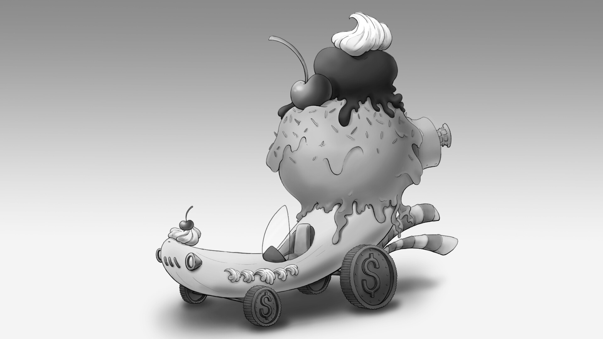 ArtStation - Final Banana Split Car