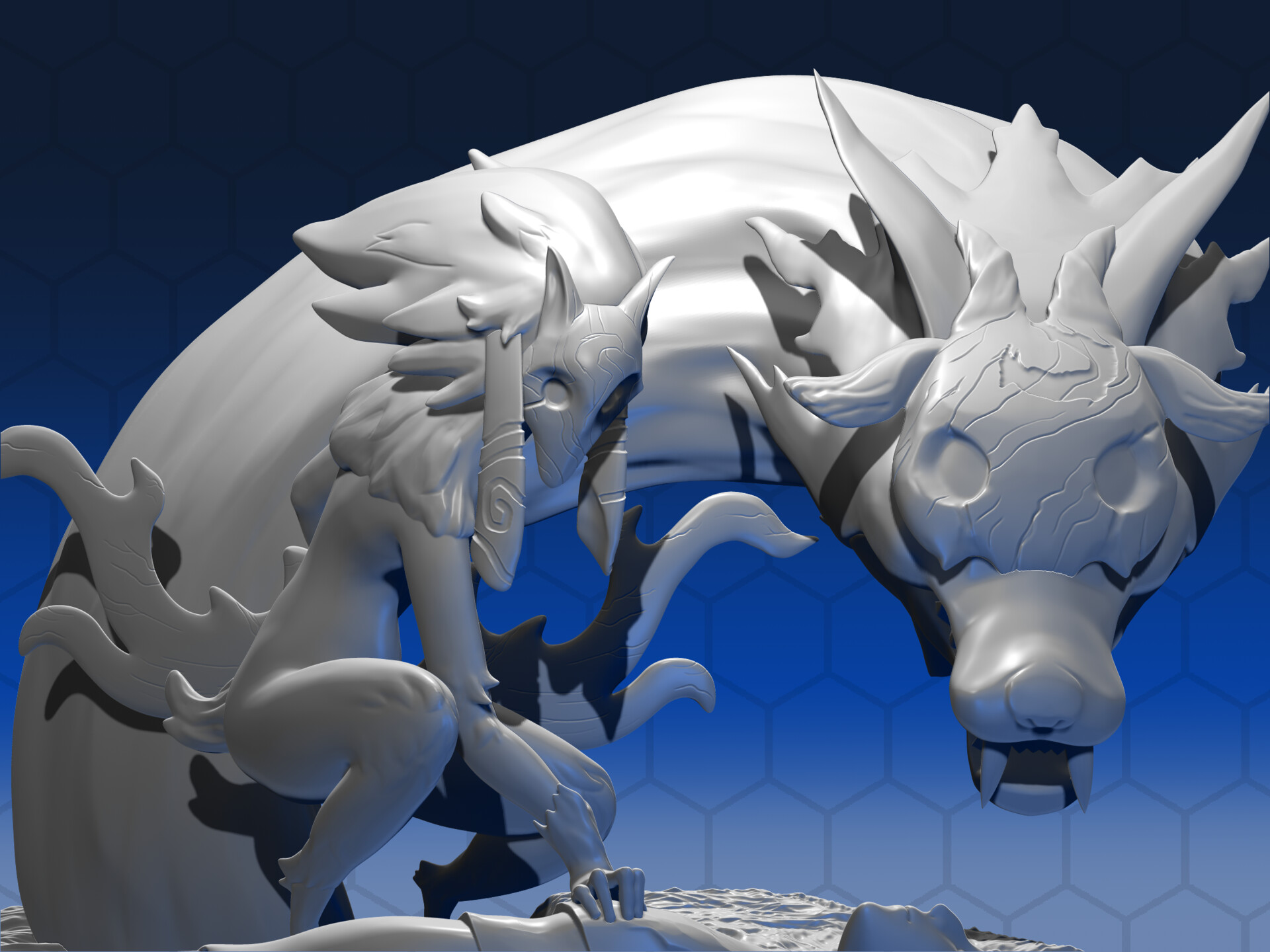 ArtStation - Kindred (Figure and silver ring)