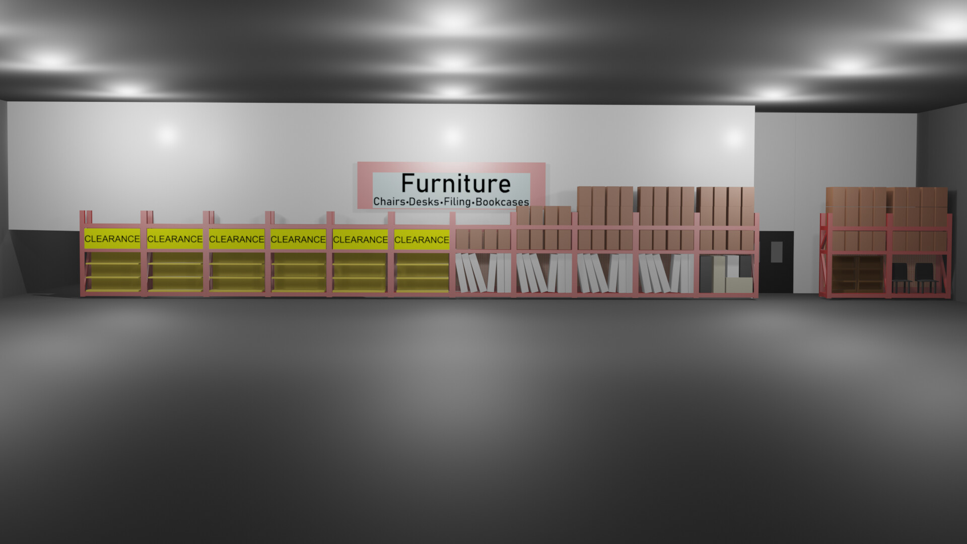ArtStation - Store Back Wall Design Proposal