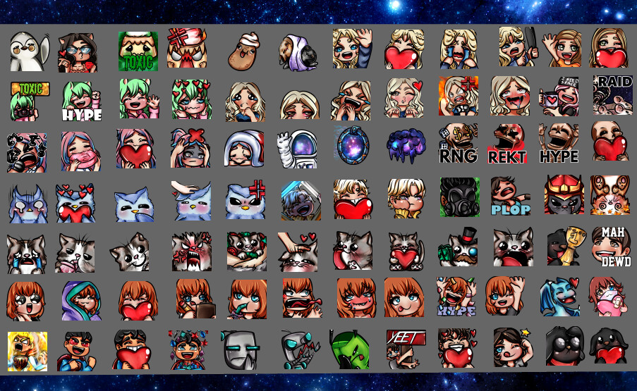 twitch emotes list