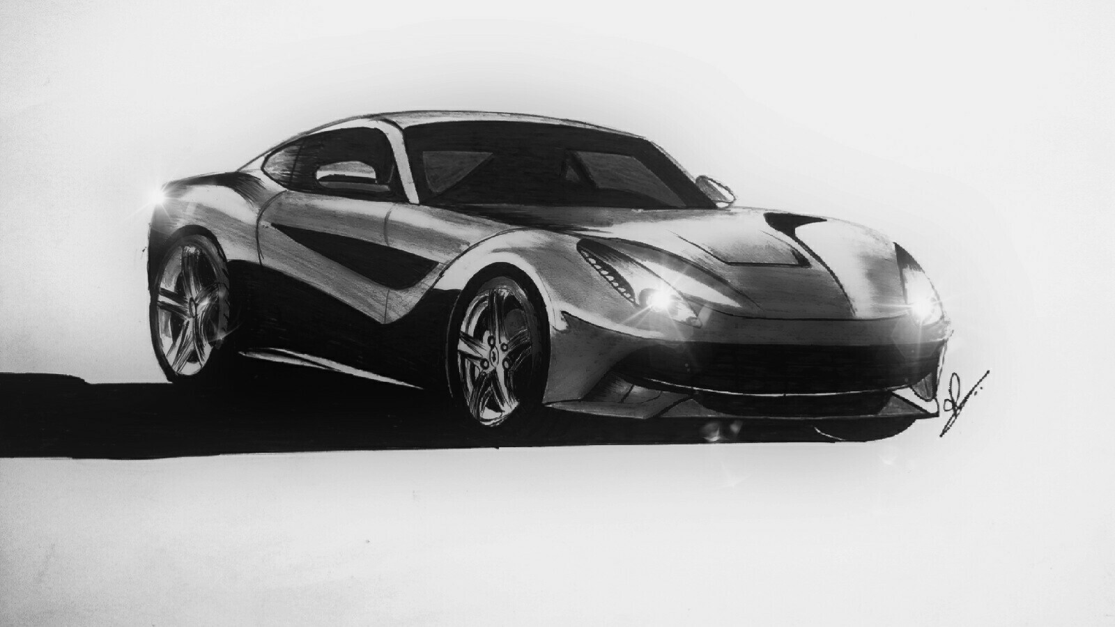 ArtStation - Car drawing