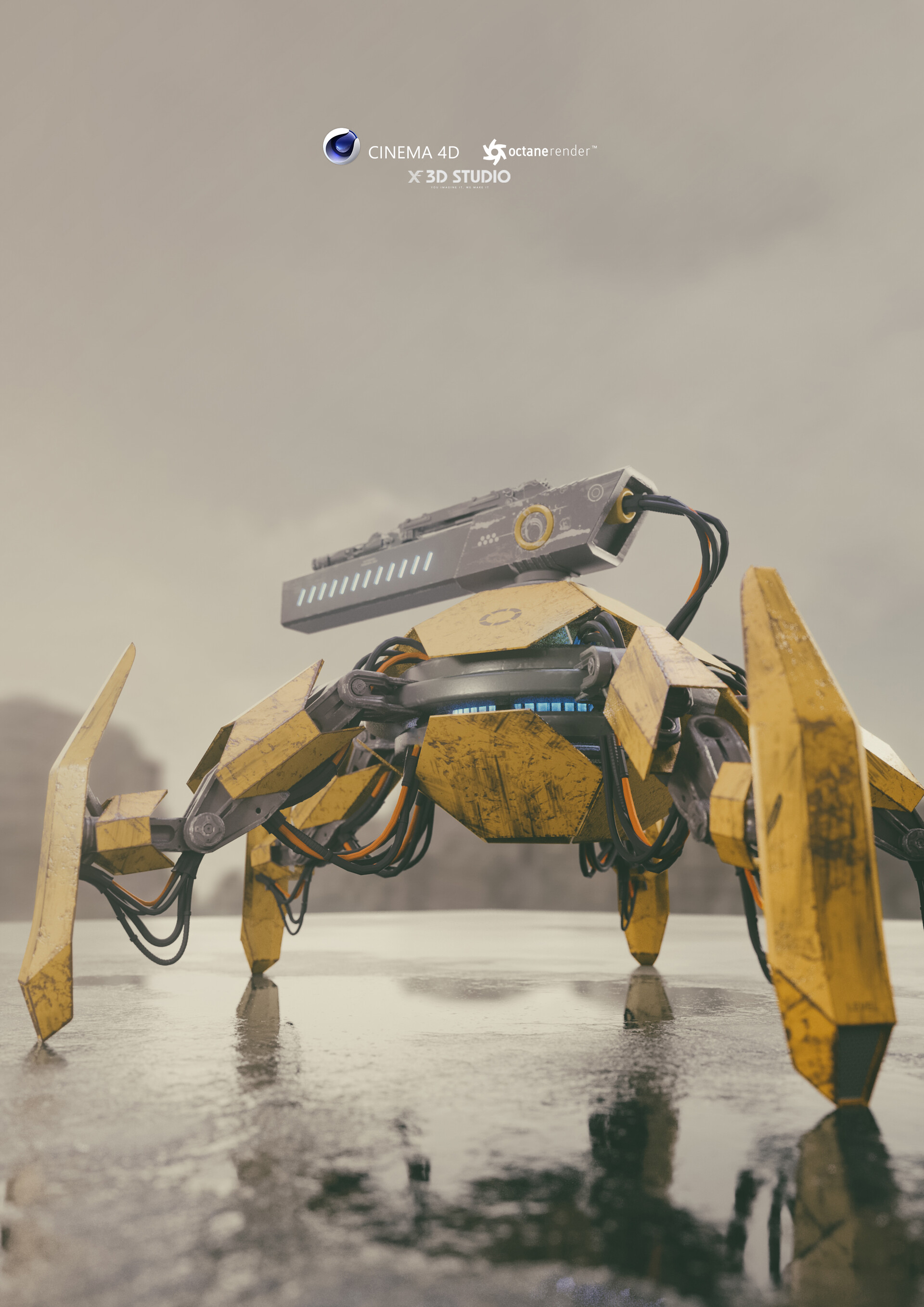 ArtStation - spider robot