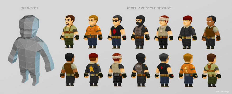 ArtStation - HVA Soldiers