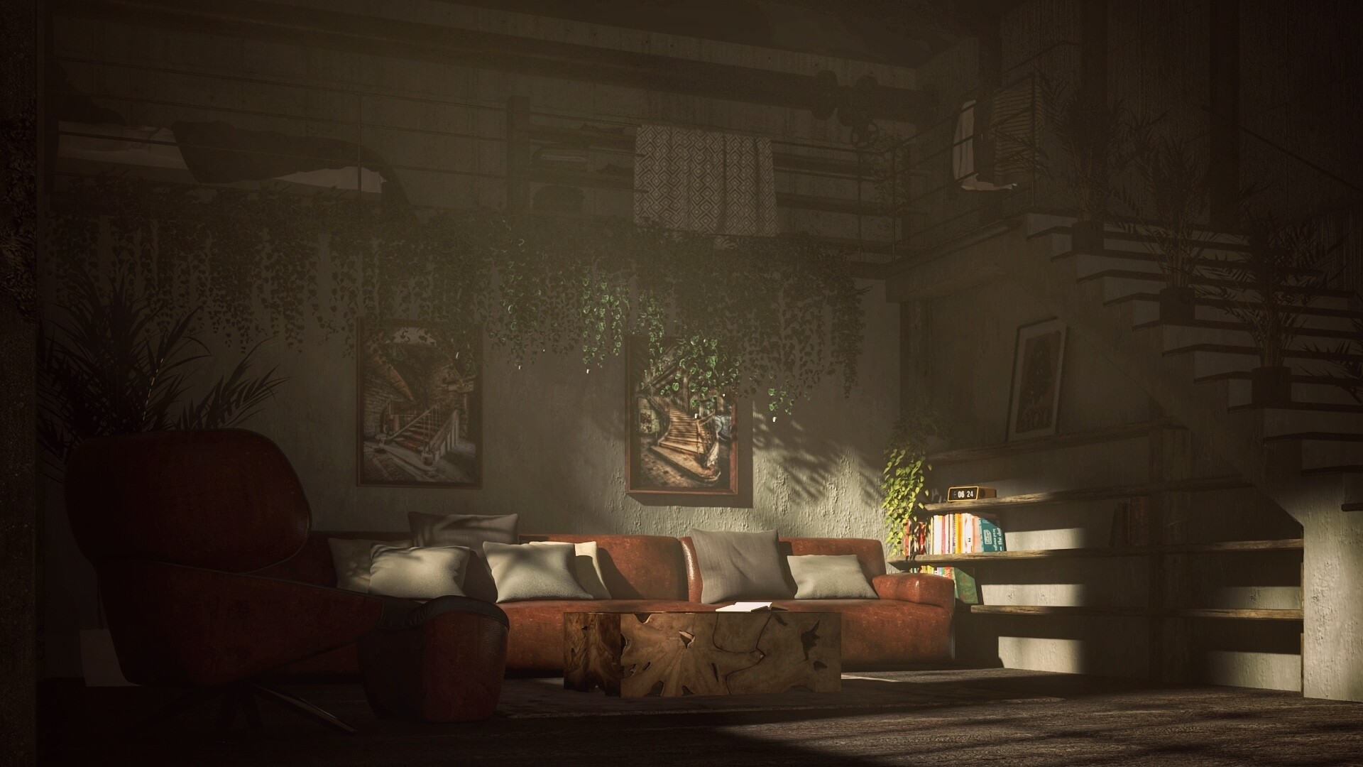 ArtStation - Dusty Loft | Interior Visualisation