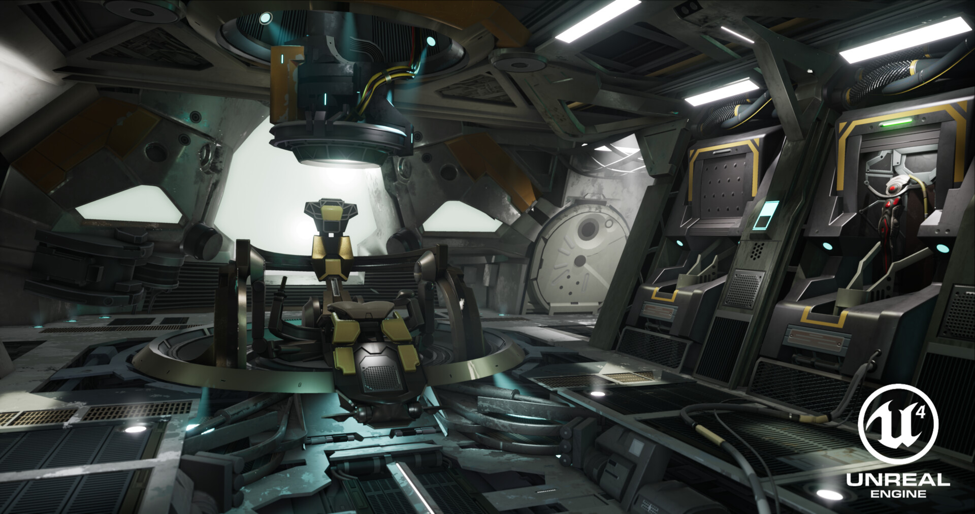 ArtStation - Sci-fi Control Room