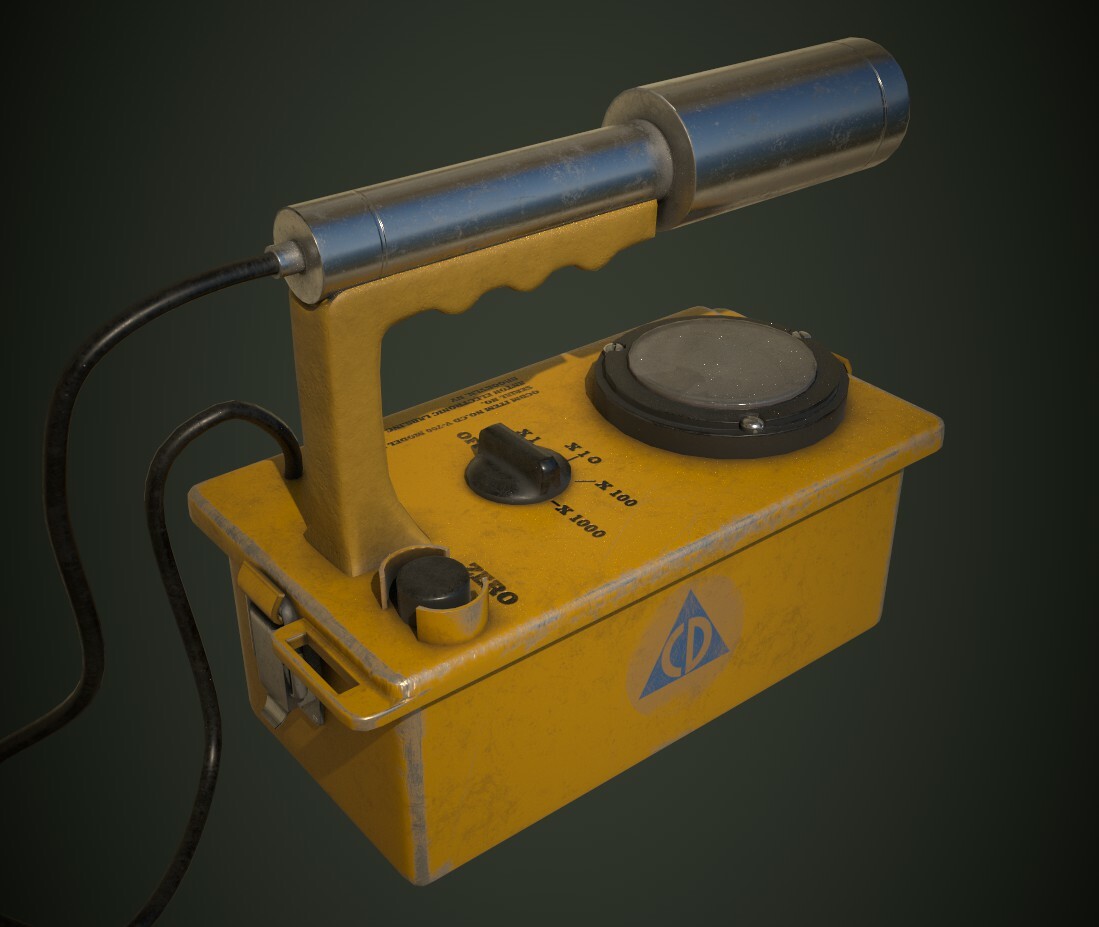ArtStation - Civil Defense Geiger-Counter