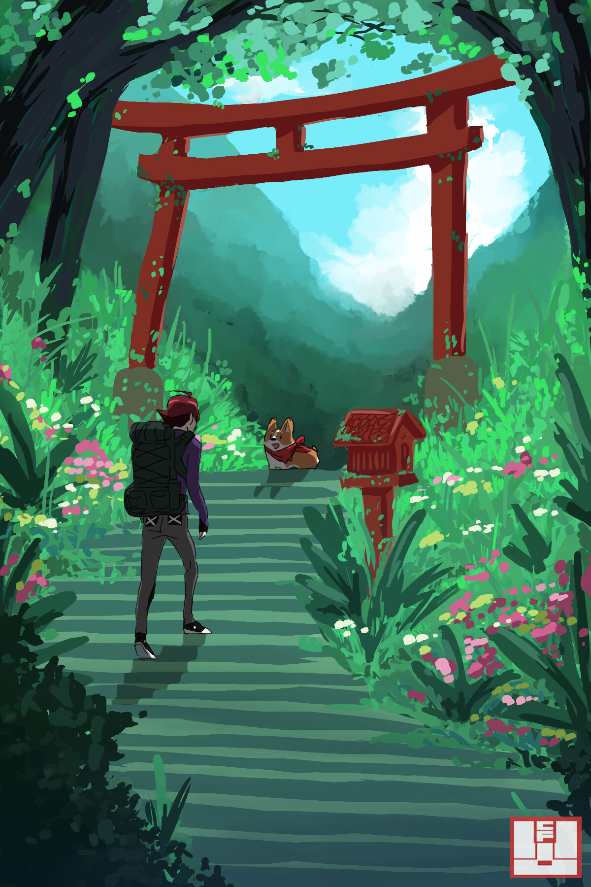 ArtStation - Koji and Bean Enviro #1