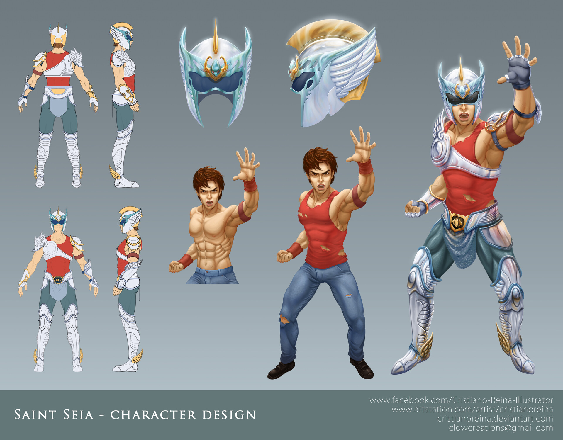 ArtStation - Saint Seia - Makeover character design