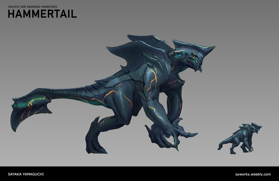 Pacific Rim Kaiju Concept Art