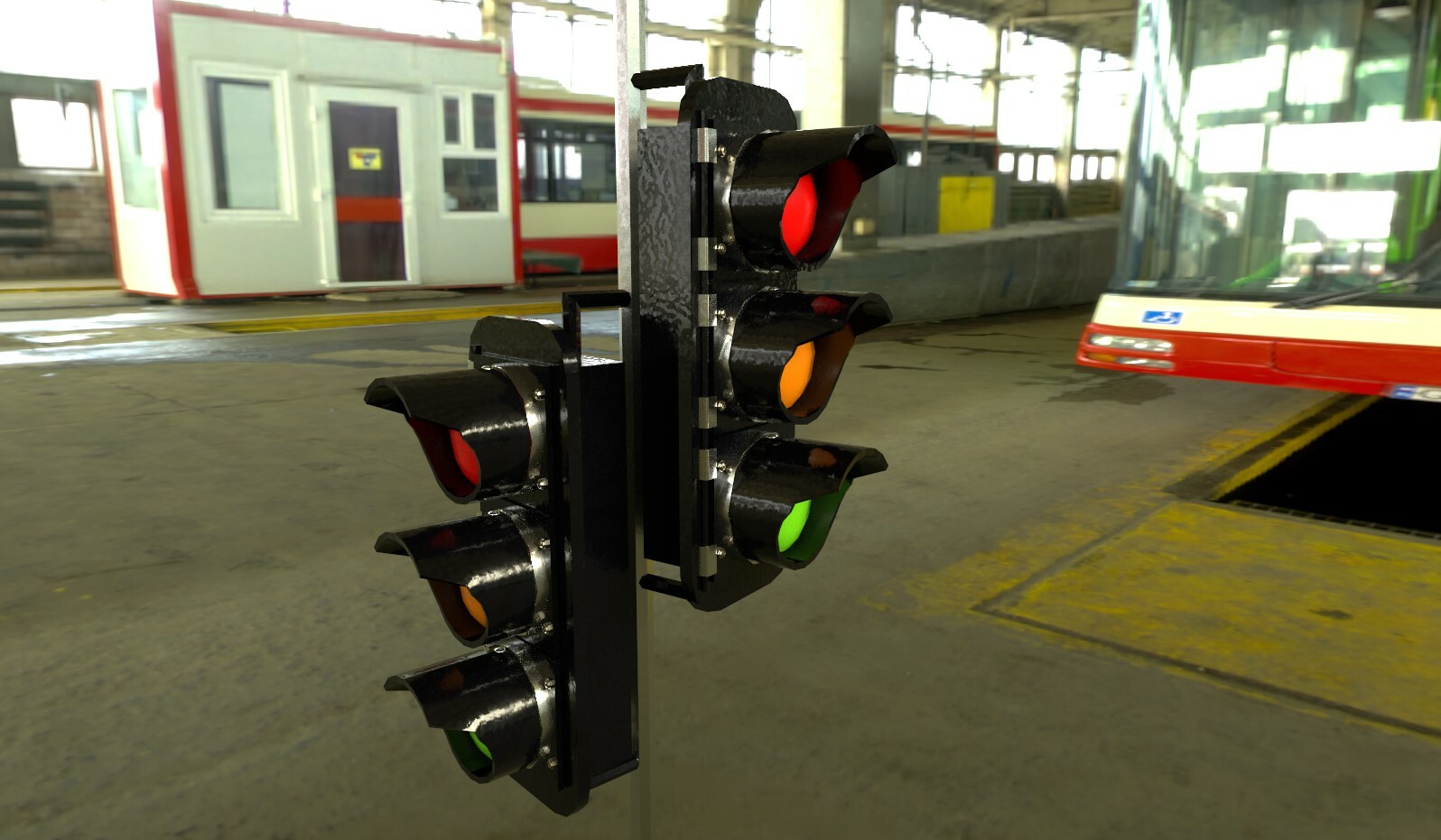 ArtStation - traffic lights