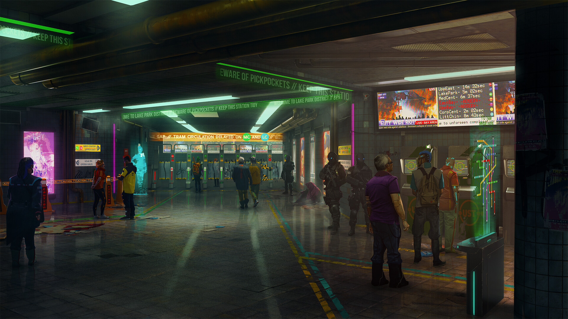 ArtStation - The subway