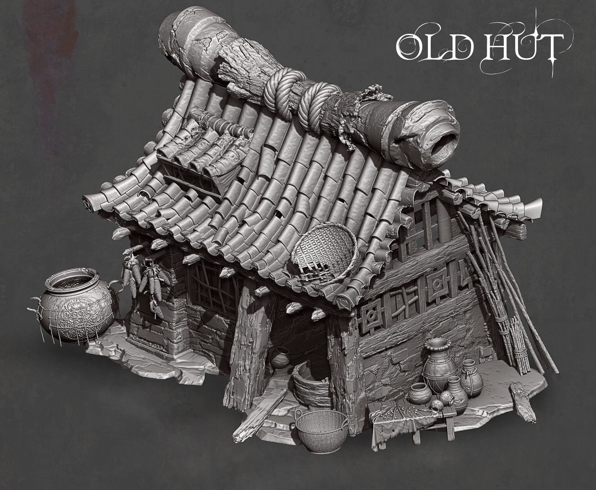 ArtStation - Old Hut
