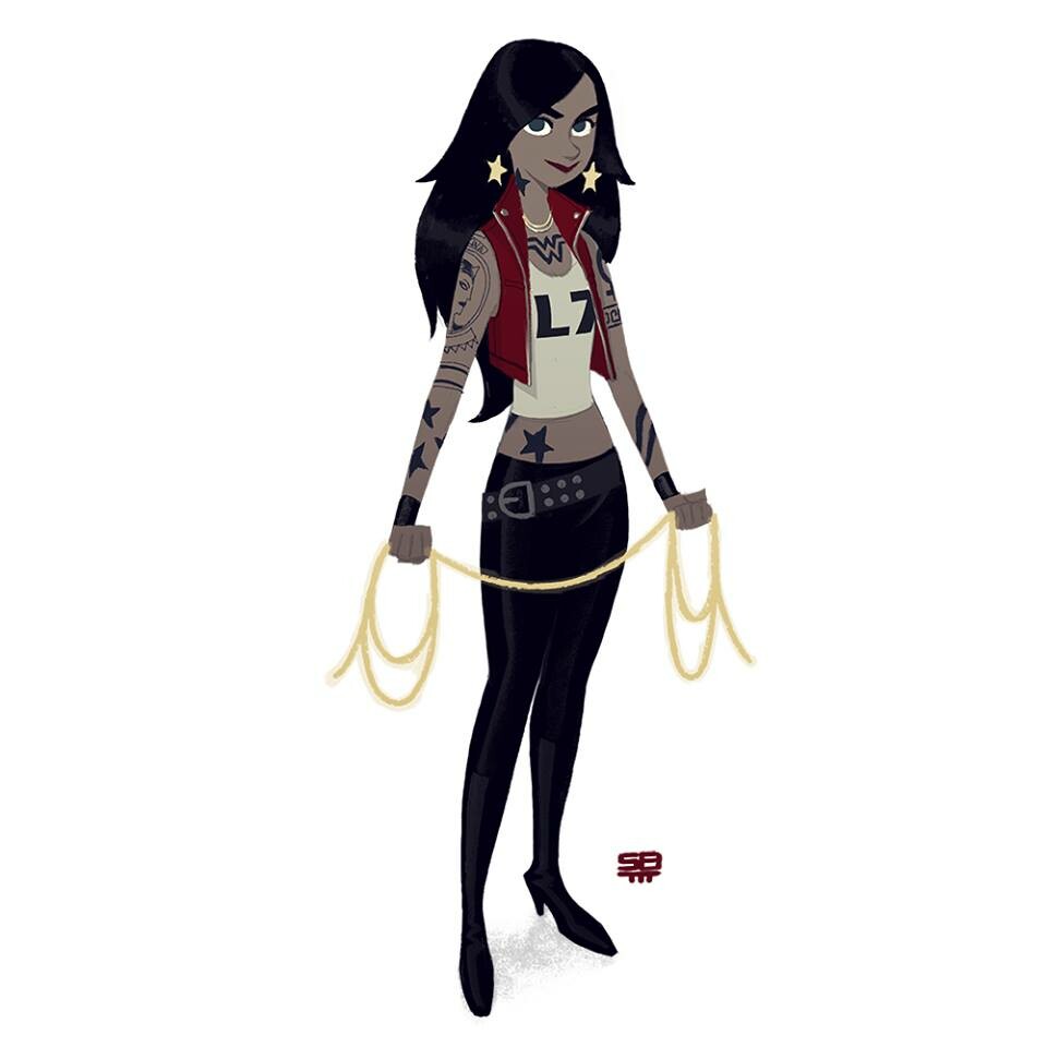 DC Punk Girls: Wonder Woman by Serge Birault : r/imaginarypunks