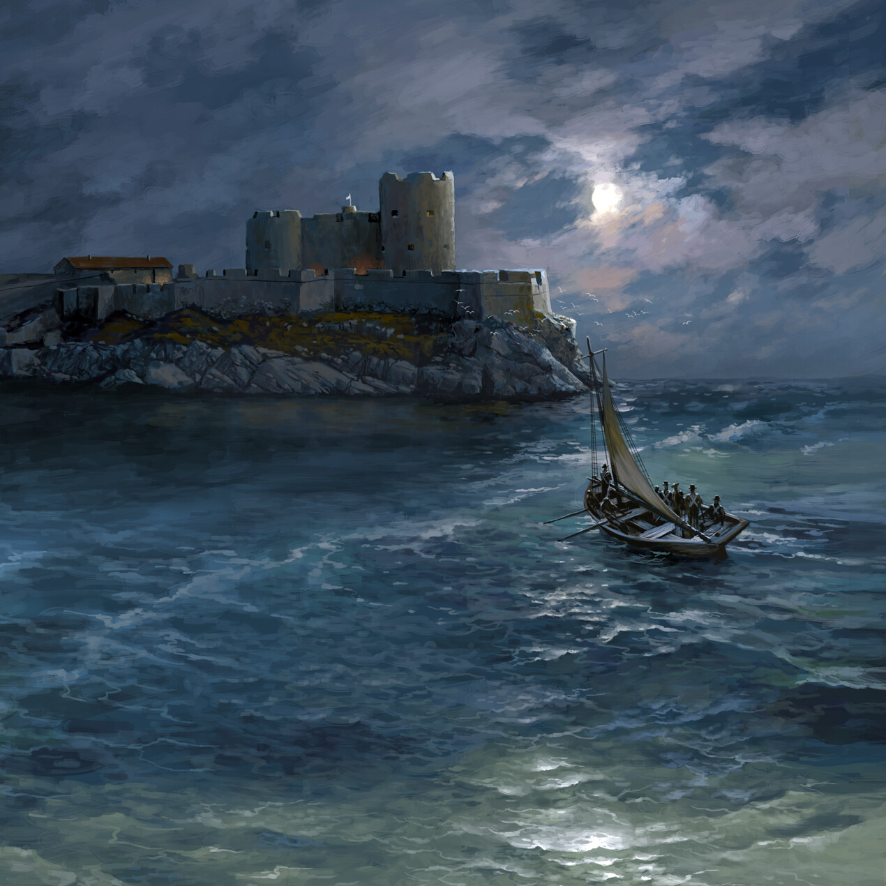 ArtStation - Castle If (Count Monte Cristo)