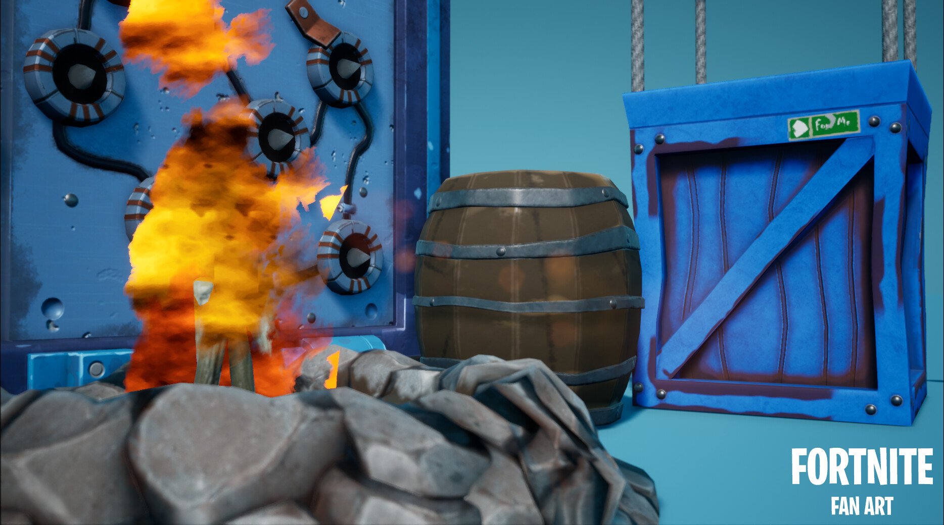 Ewan Thompson - Fortnite Fan Art Prop Pack