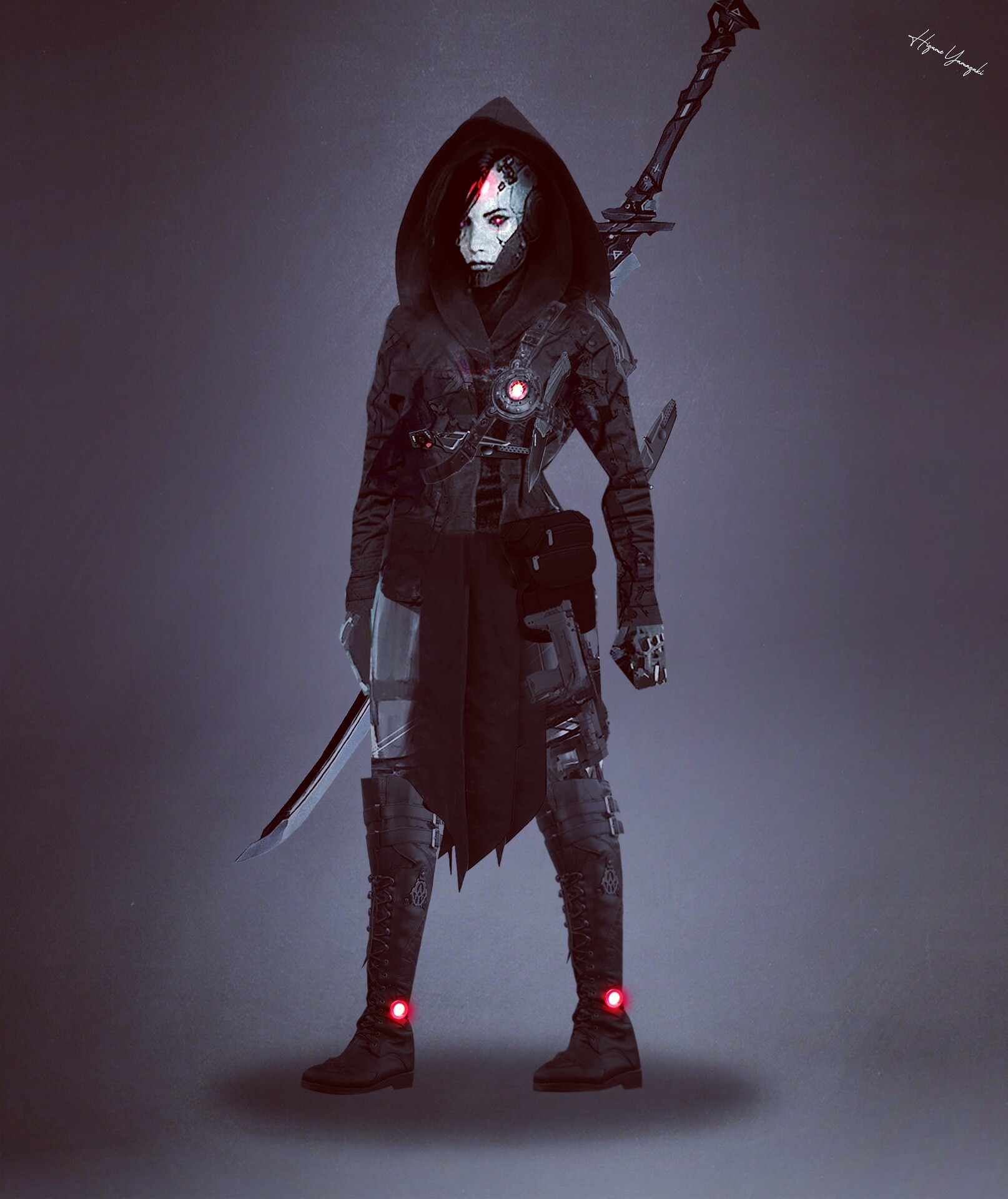 Germán R. - Sci-fi/Cyberpunk Characters Concept Art