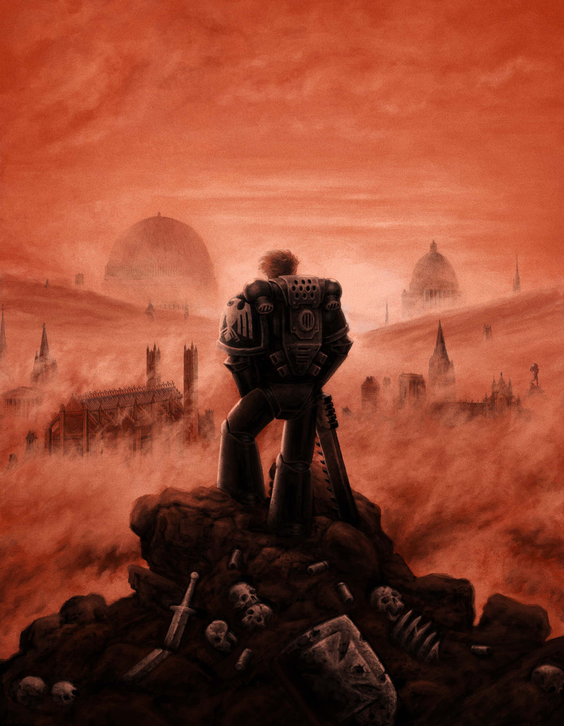 ArtStation - Astartes above the Sea of Fog