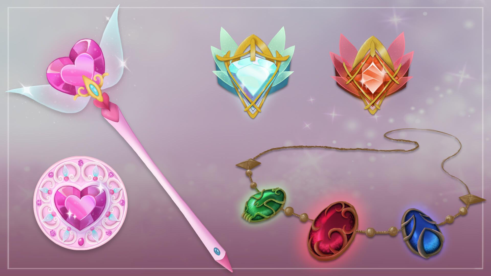 Winx Club Mythix Wands 2d
